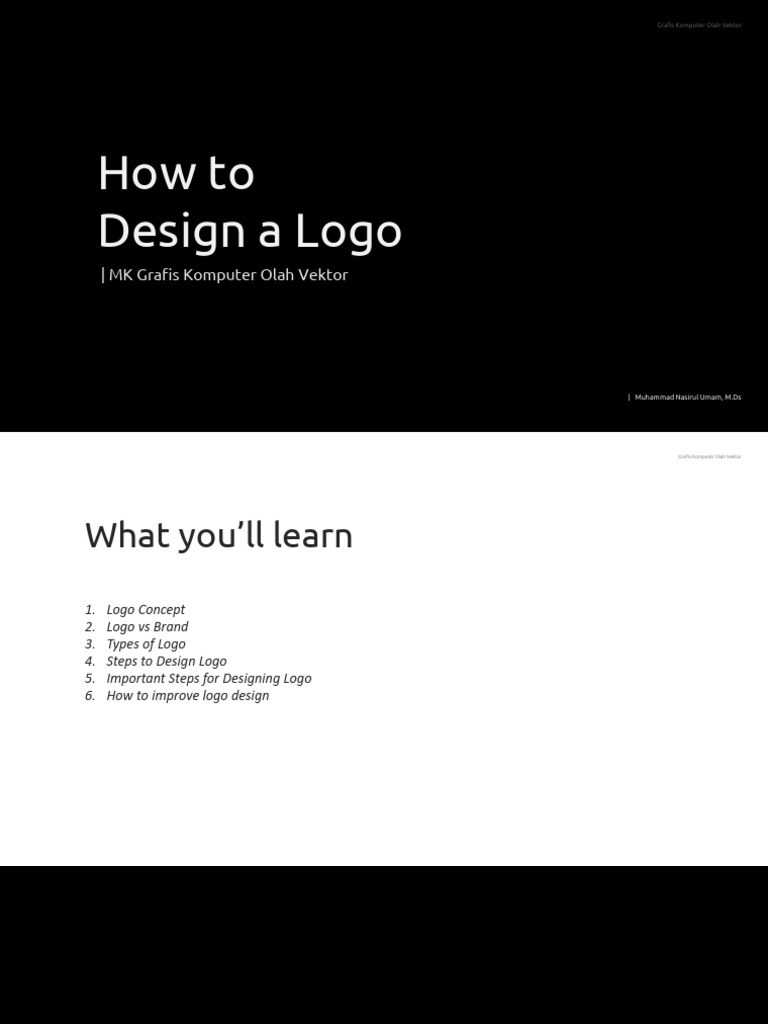 09 How To Design A Logo | PDF | Logos | Design