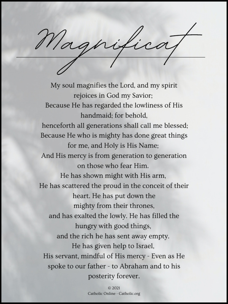 Mary's Song of Praise | PDF