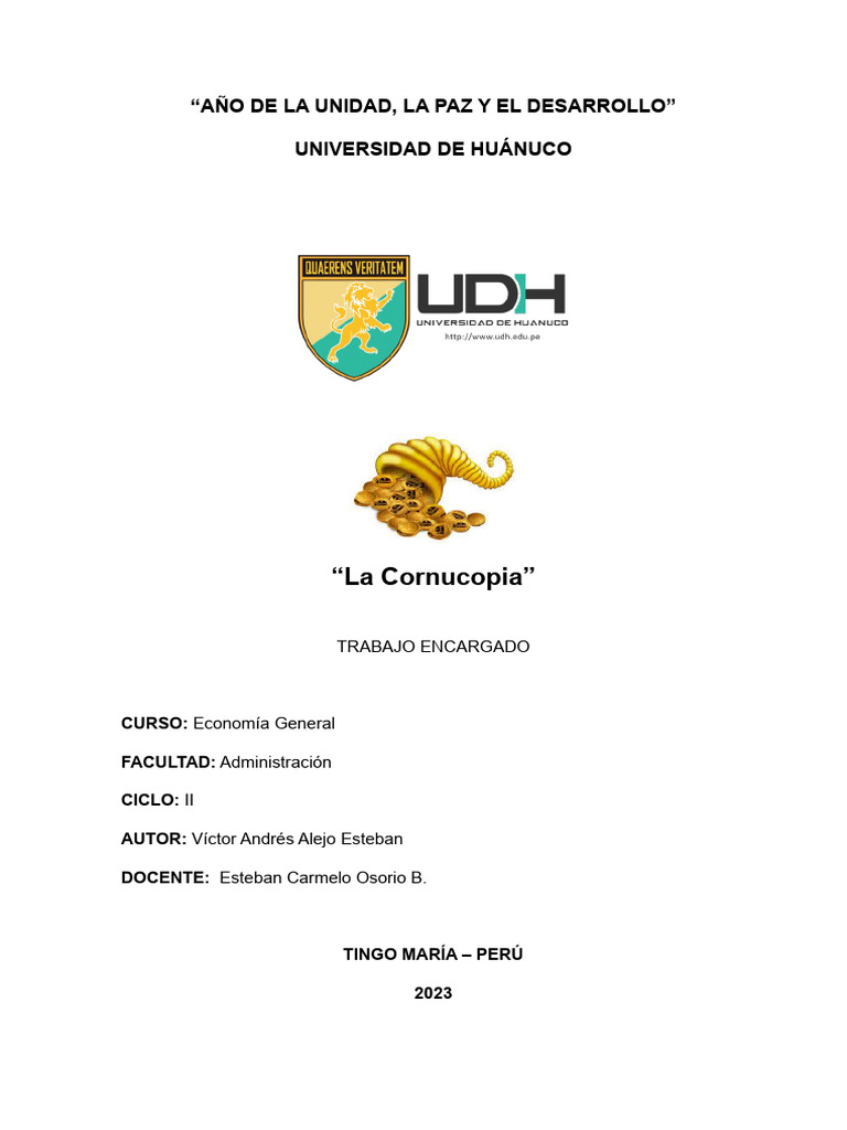 LA CORNUCOPIA | PDF | Perú