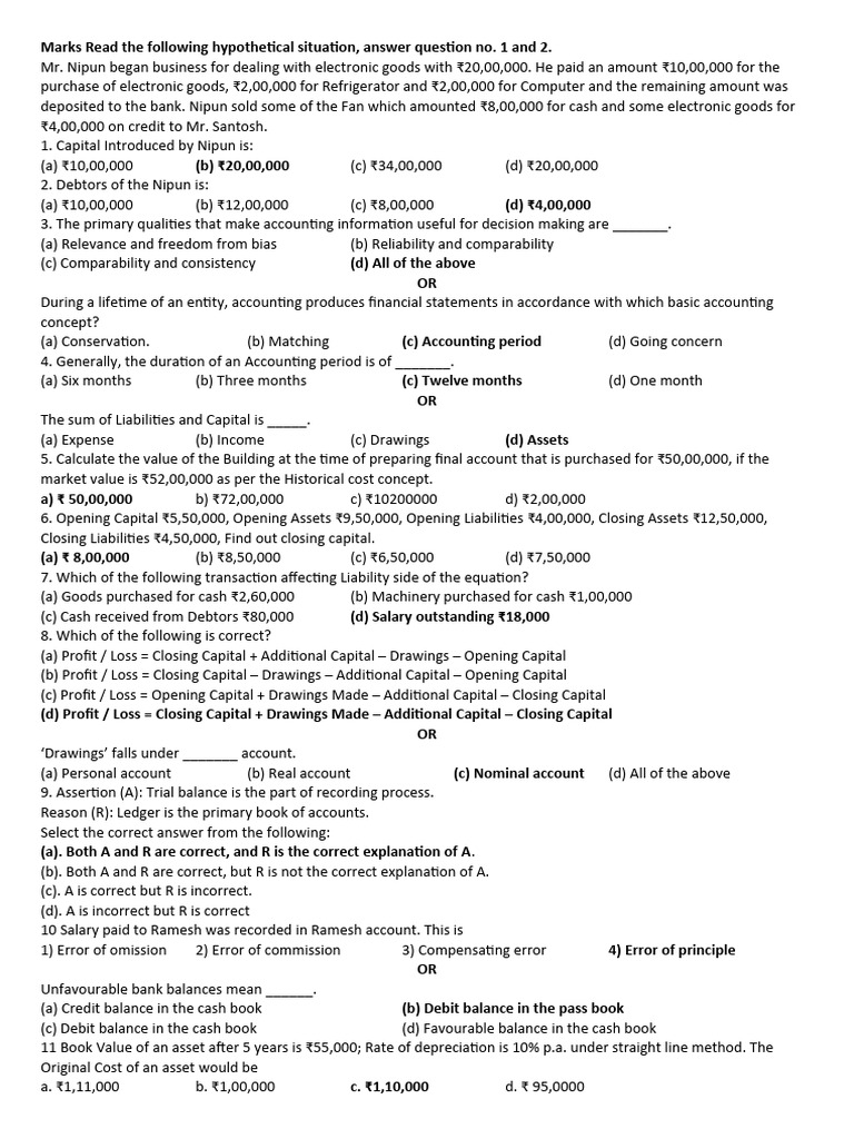 Doe Paper 2 | PDF | Debits And Credits | Income Statement