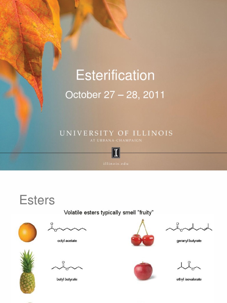 Esterification