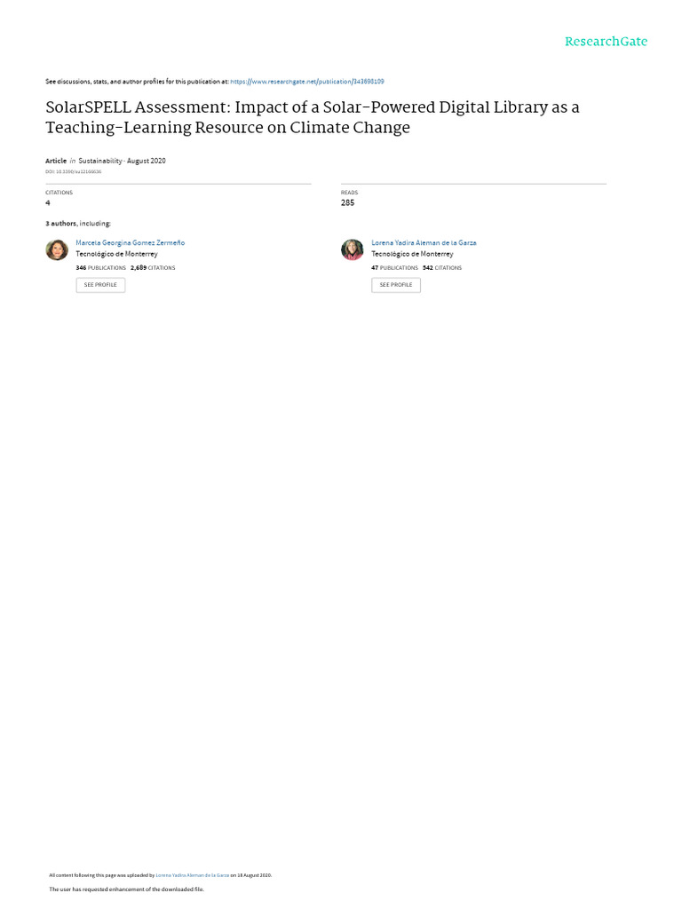 SolarSPELL - International (Source) | PDF | Sustainability | Sustainable Development