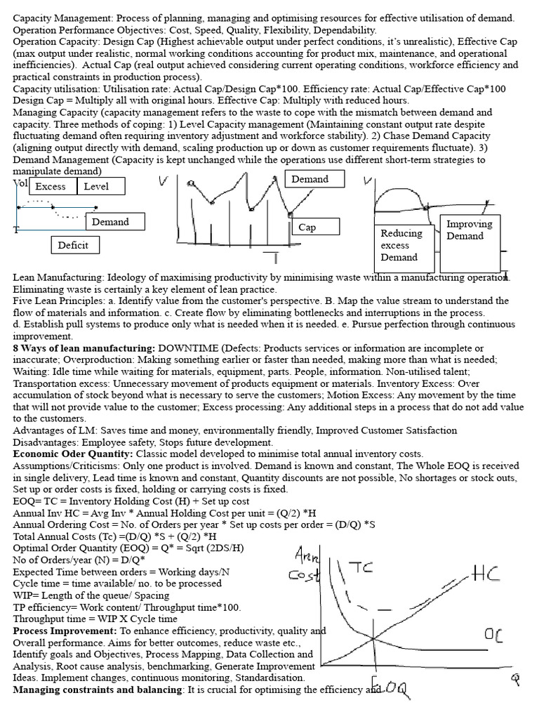 Cheat Sheet | PDF | Lean Manufacturing | Six Sigma
