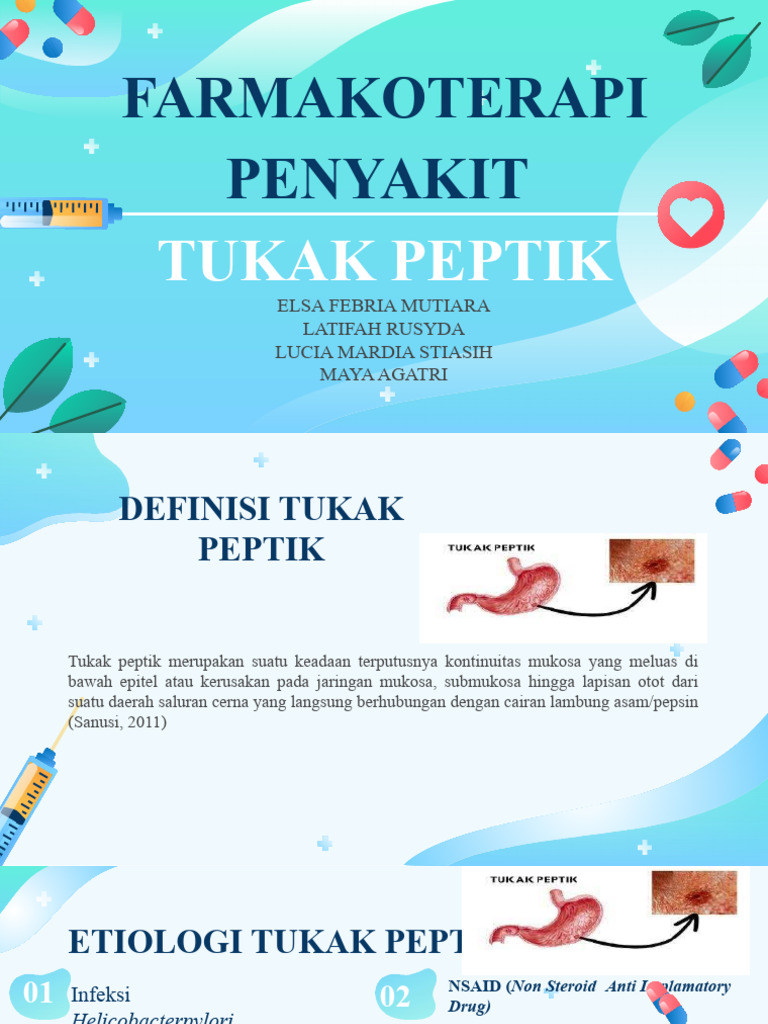 Terapi dan Patofisiologi Tukak Peptik | PDF