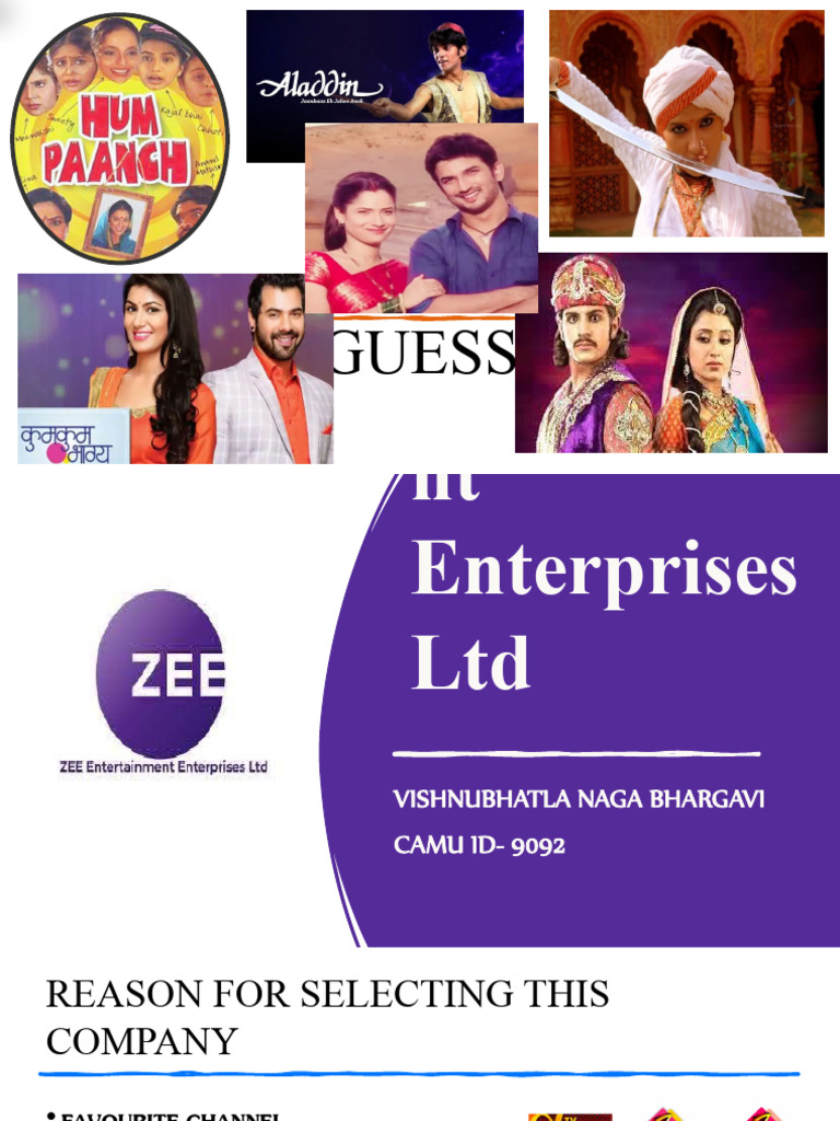 Zee Entertainment Enterprises | PDF | Business | Economies