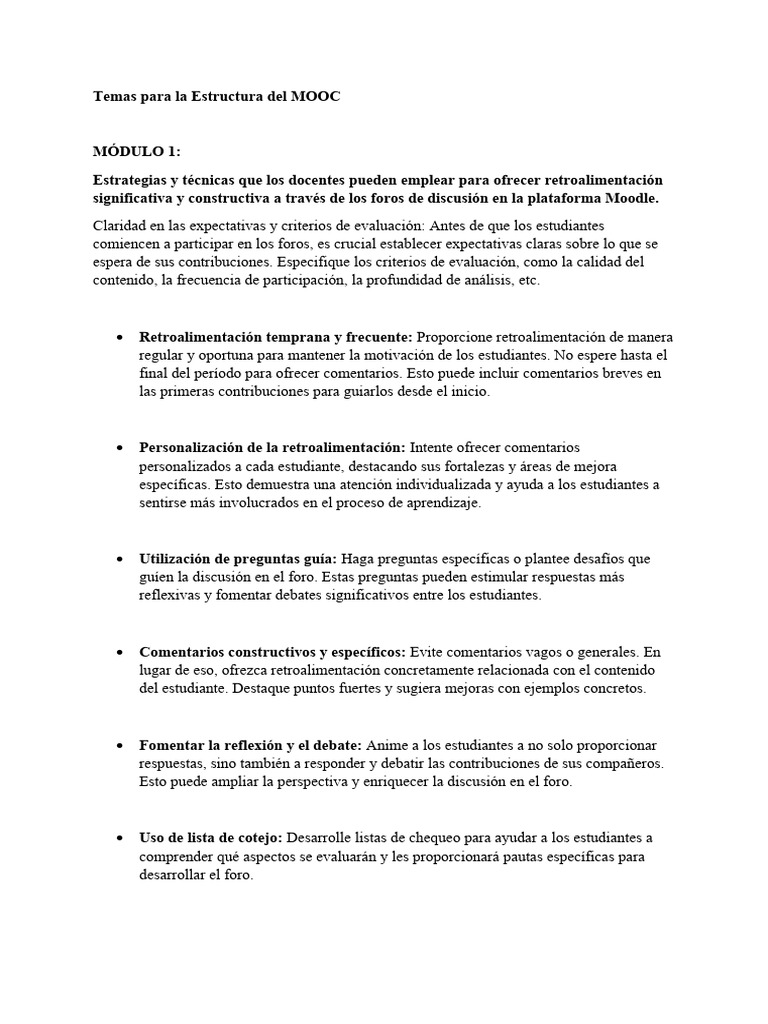 Estructura 2 | PDF | Moodle | Enseñando