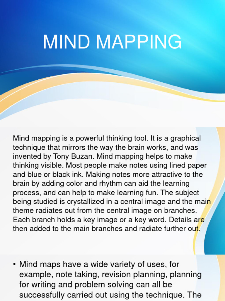 Module-6-MIND-MAPPING | PDF | Thought | Image