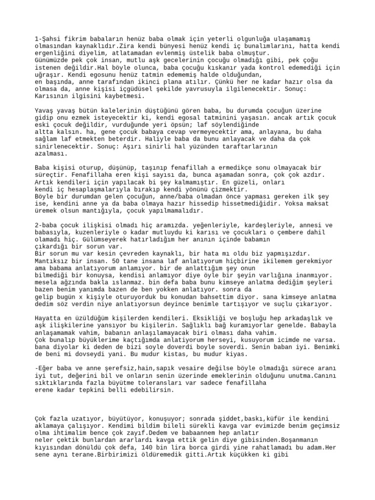 Aile İlişkileri | PDF