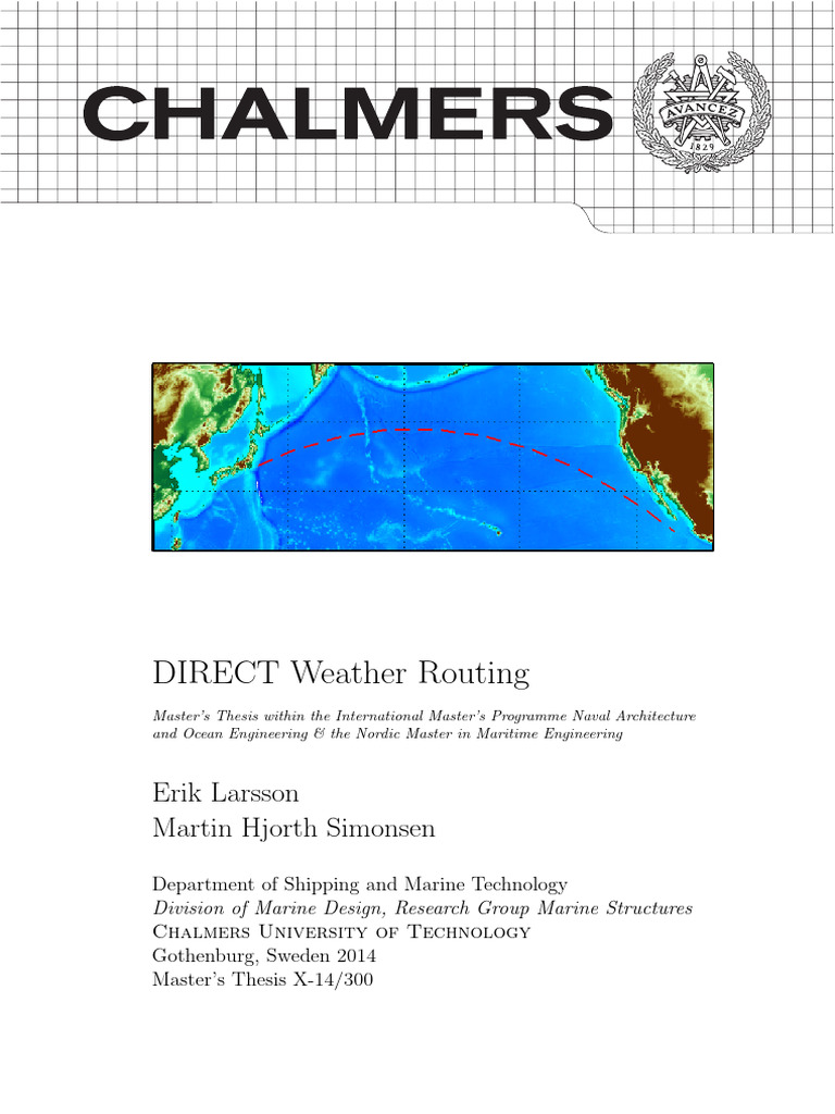 DIRECT Weather Routing: Erik Larsson Martin Hjorth Simonsen | PDF ...