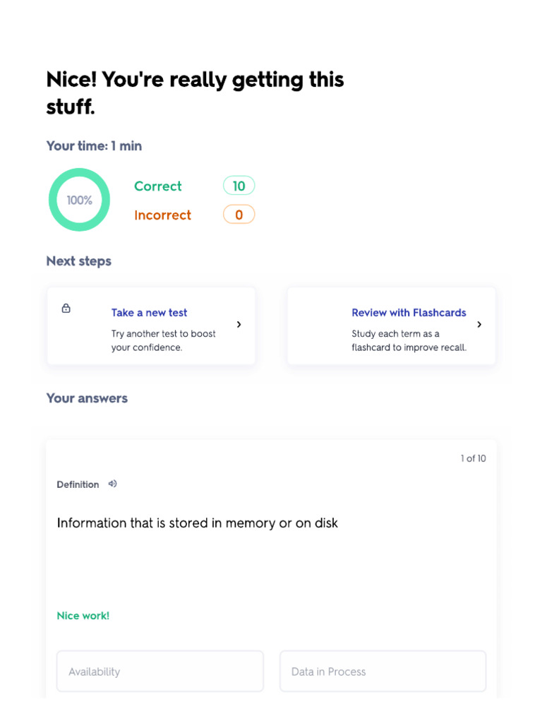 Molanida - Flashcard Quiz | PDF