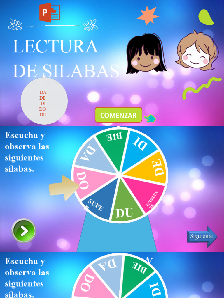 Lectura de Sílabas para Niños | PDF | Fonología | Fonética