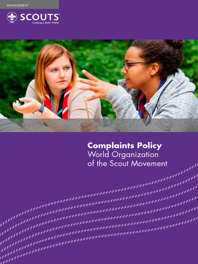 WOSM COMPLAINTS POLICY_EN 2021 | PDF | Committee | Justice