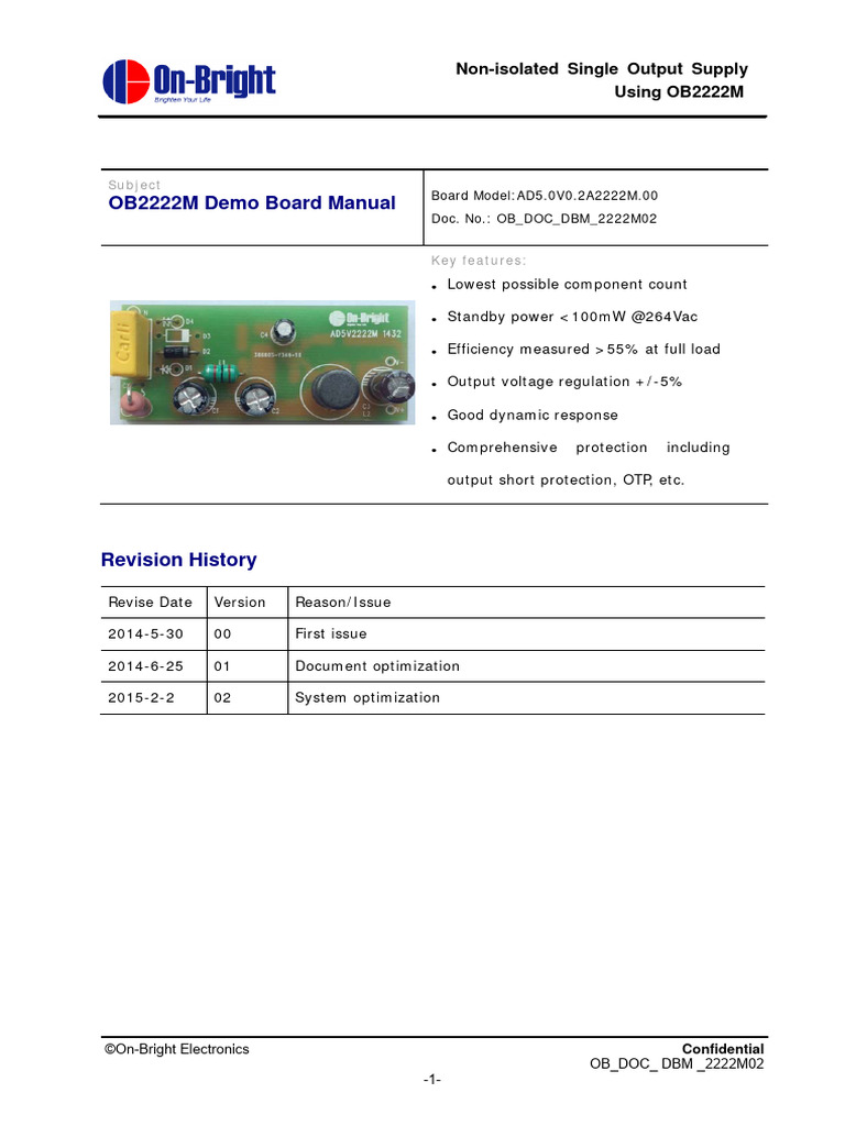 Datasheet 1 | PDF | Electrical Components | Computer Engineering