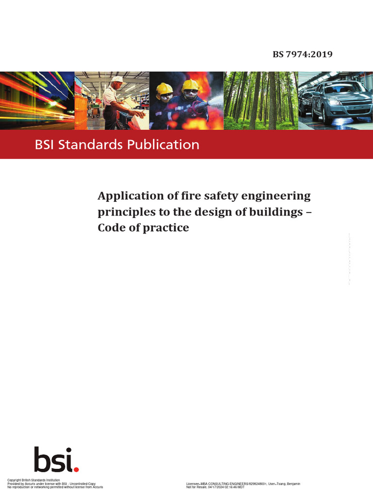 BS 7974 2019 | PDF | Safety | Fire Safety