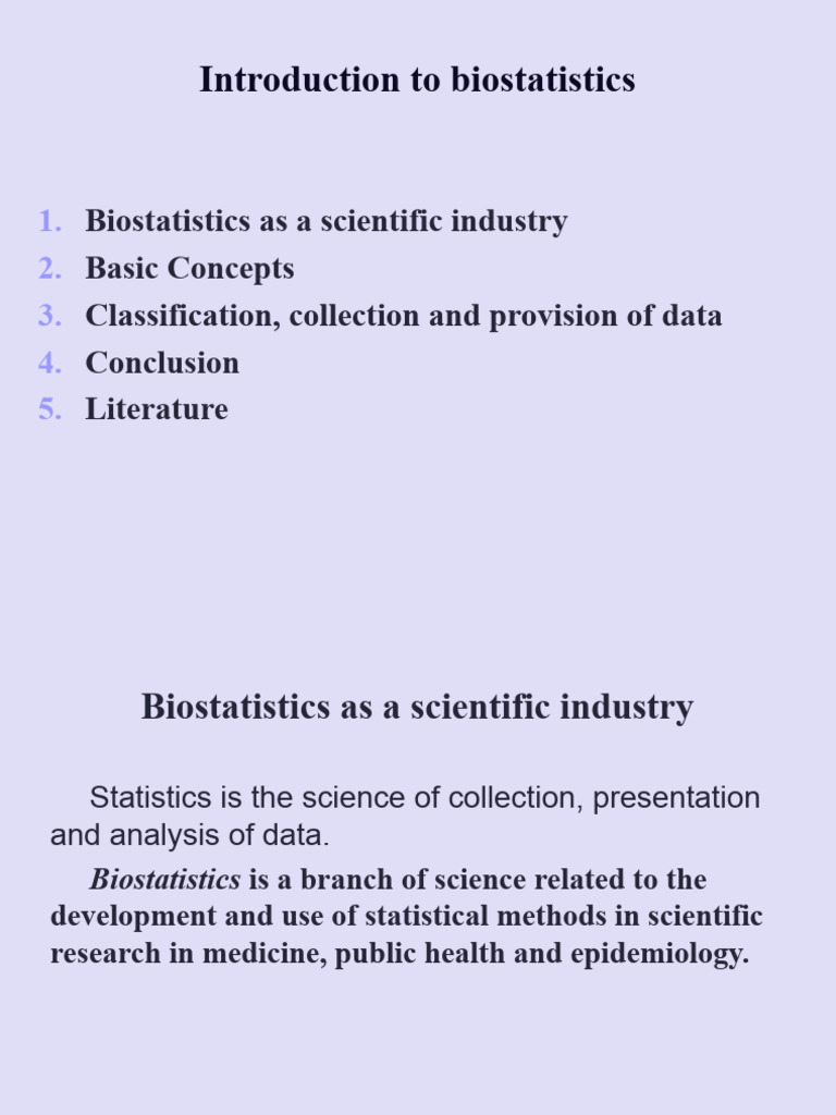 Introduction To Biostatistics | PDF | Statistics | Biostatistics