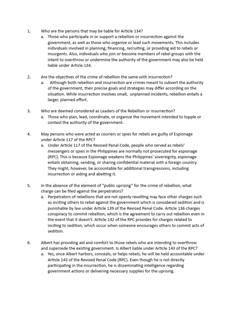 Crimlaw Guide Questions | PDF | Crimes | Crime & Violence