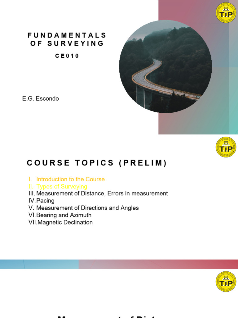 Measuring of Distance | PDF | Surveying | Global Positioning System