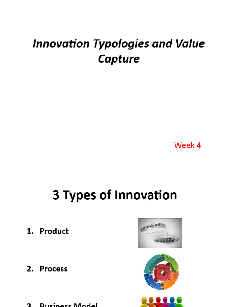 MAN 603 Lecture Slides Week 4 | PDF | Innovation | Business Model