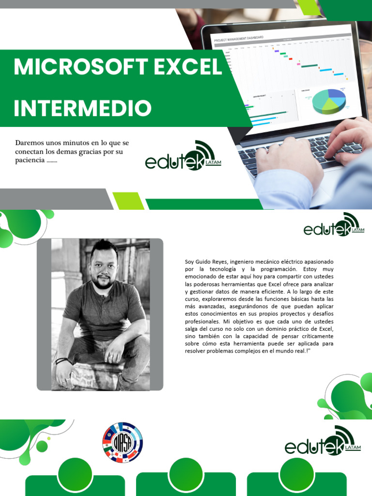 Curso Intermedio de Excel: Funciones SI | PDF | Microsoft Excel ...