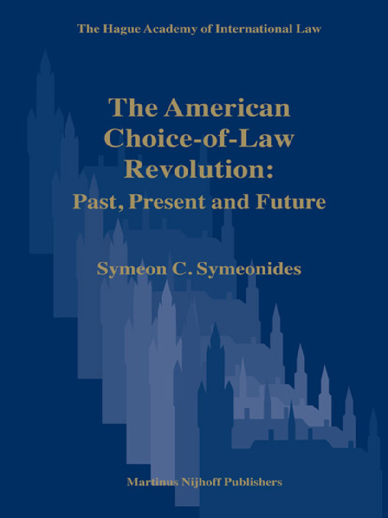 (Symeonides, C.) The American Choice-Of-Law Revolu | PDF | Tort | Justice