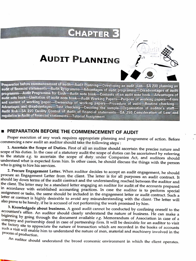 Audit Planning Essentials and Procedures | PDF | Audit | Financial Audit