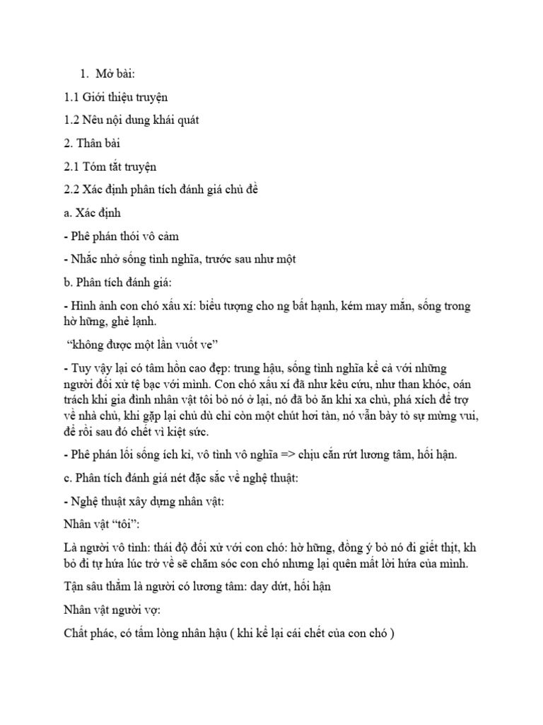 con chó xấu xí | PDF
