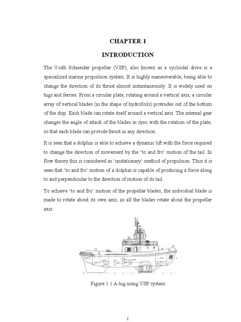 Voith Schneider Propeller Overview | PDF | Propeller | Tugboat