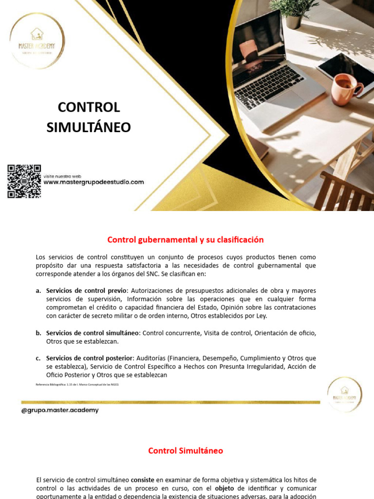 Control Simultáneo I | PDF | Presupuesto | Gobierno