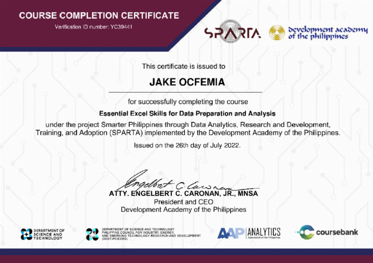 Essential Excel Skills For Data Preparation and Analysis | PDF