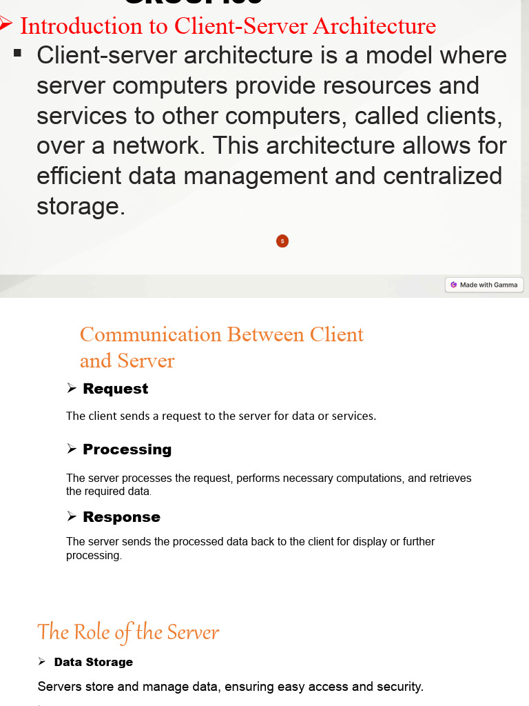 Presentation of OOSE | PDF | Client–Server Model | Server (Computing)