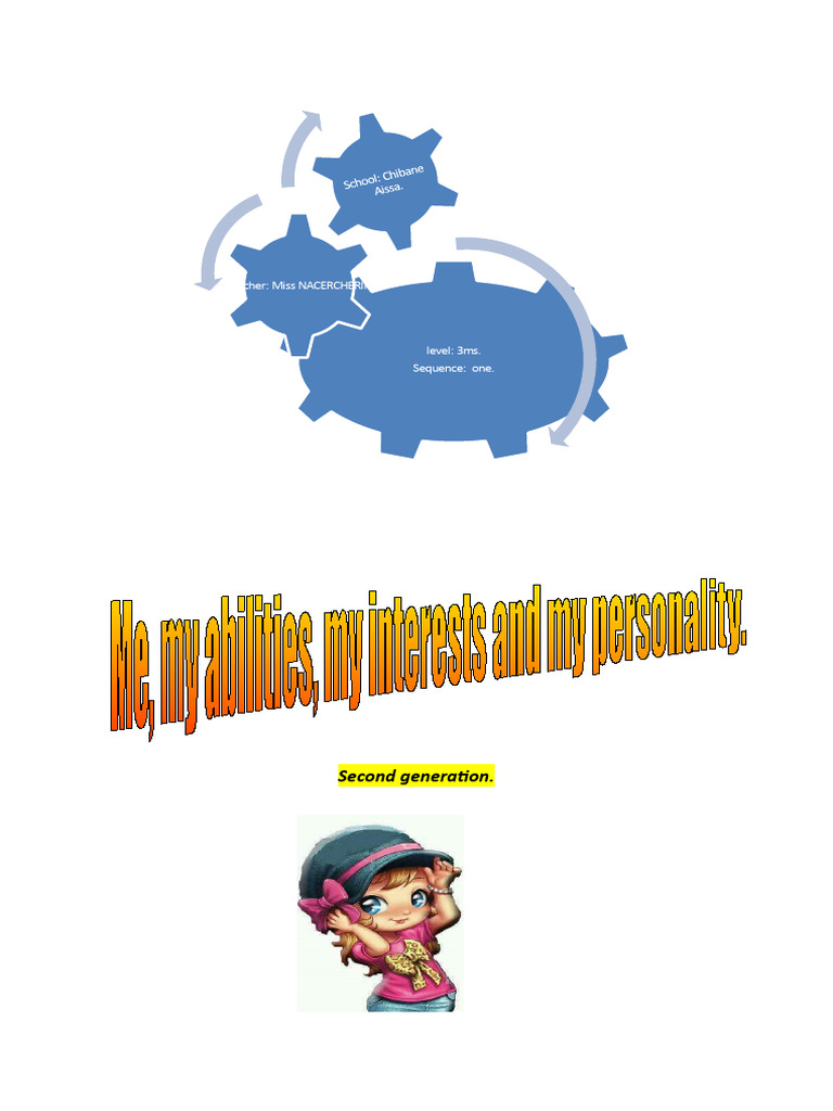 3MS - Seq 01 Me My Abilities My Interest & My Personality - 2nd G - by Teacher Precious Rose ...