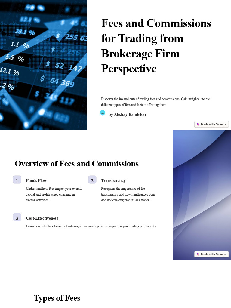 Trading Fees and Commissions Explained | PDF | Fee | Expense