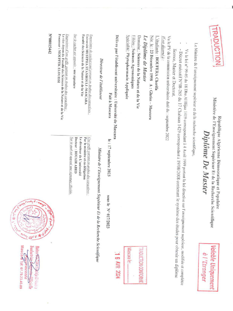 diplome de master fr | PDF