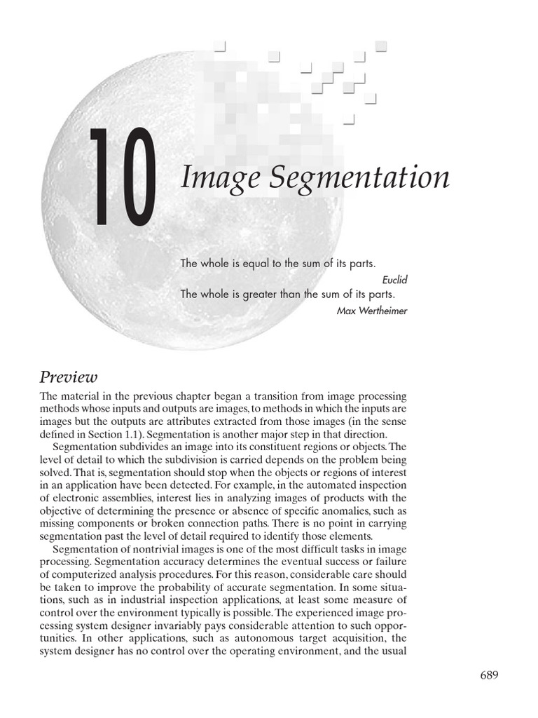 Digital Image Processing 3rd Edition 1 Trang 2 | PDF | Image Segmentation