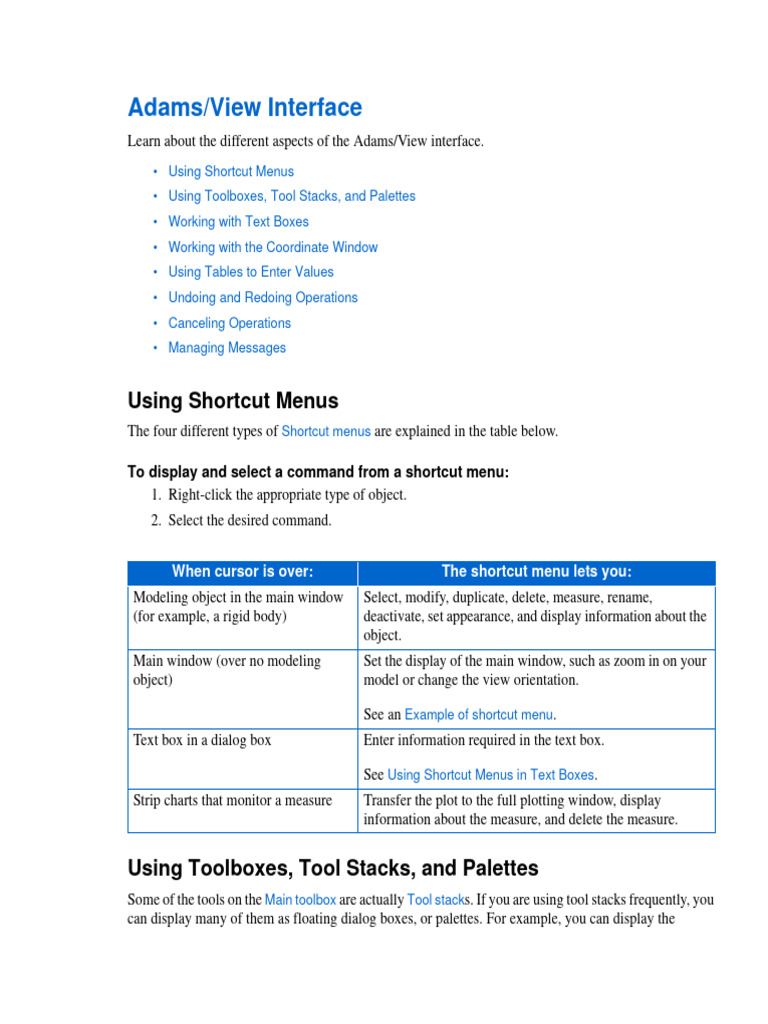 Learn Basics Interface | Download Free PDF | Graphical User Interfaces | Menu (Computing)