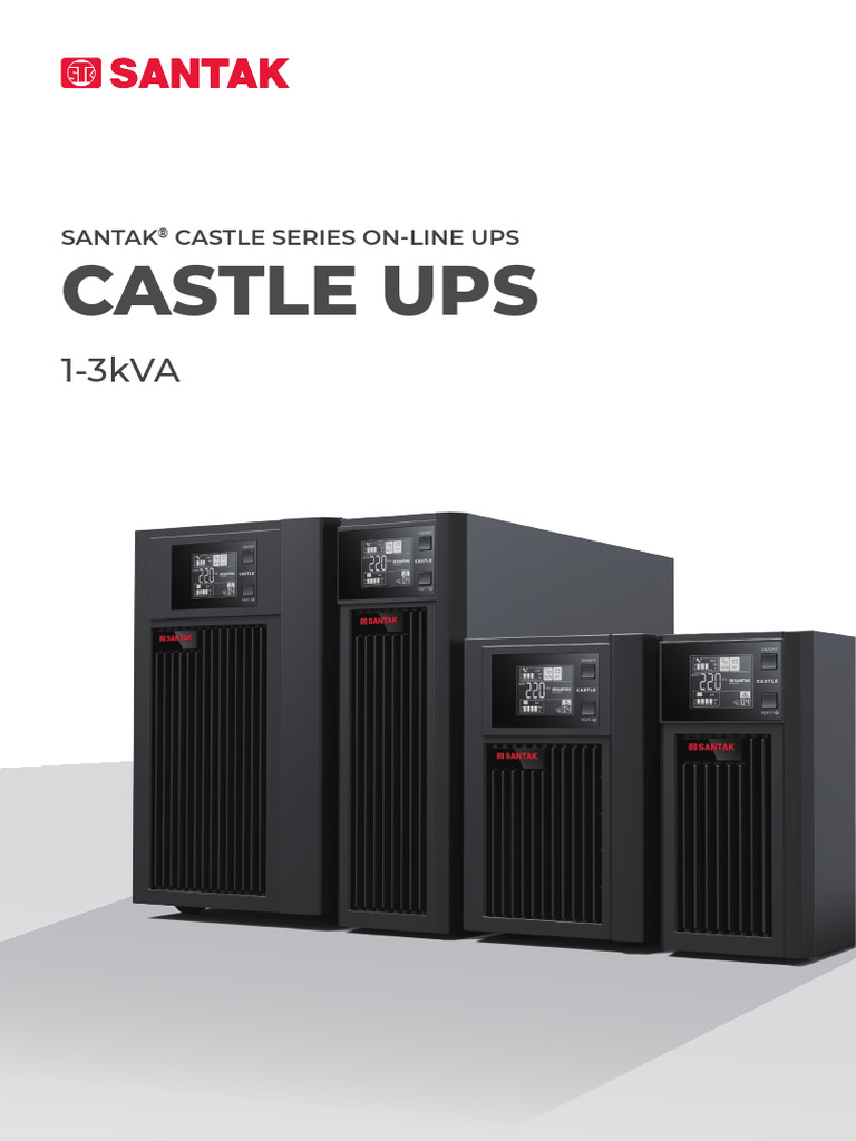 Santak Castle series1-3kVA UPS | PDF | Electrical Engineering | Electric Power