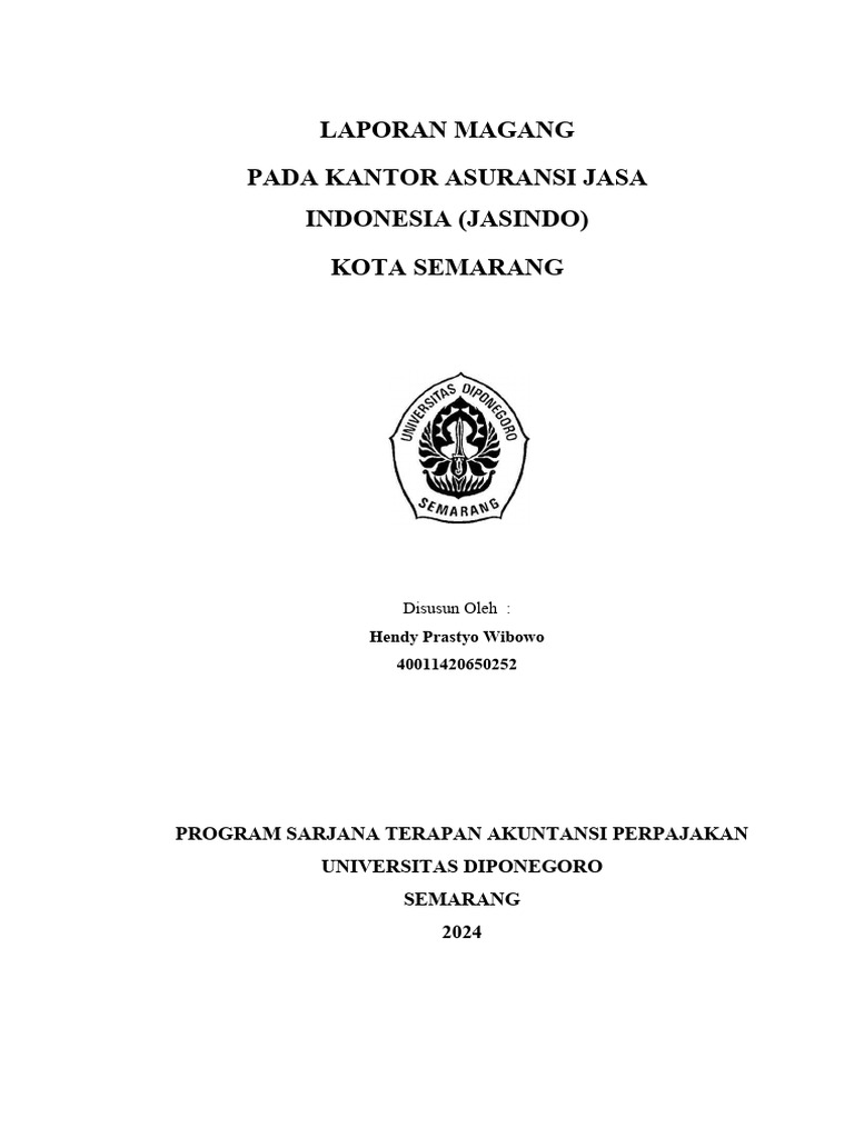Laporan Magang Hendy | PDF | Bisnis