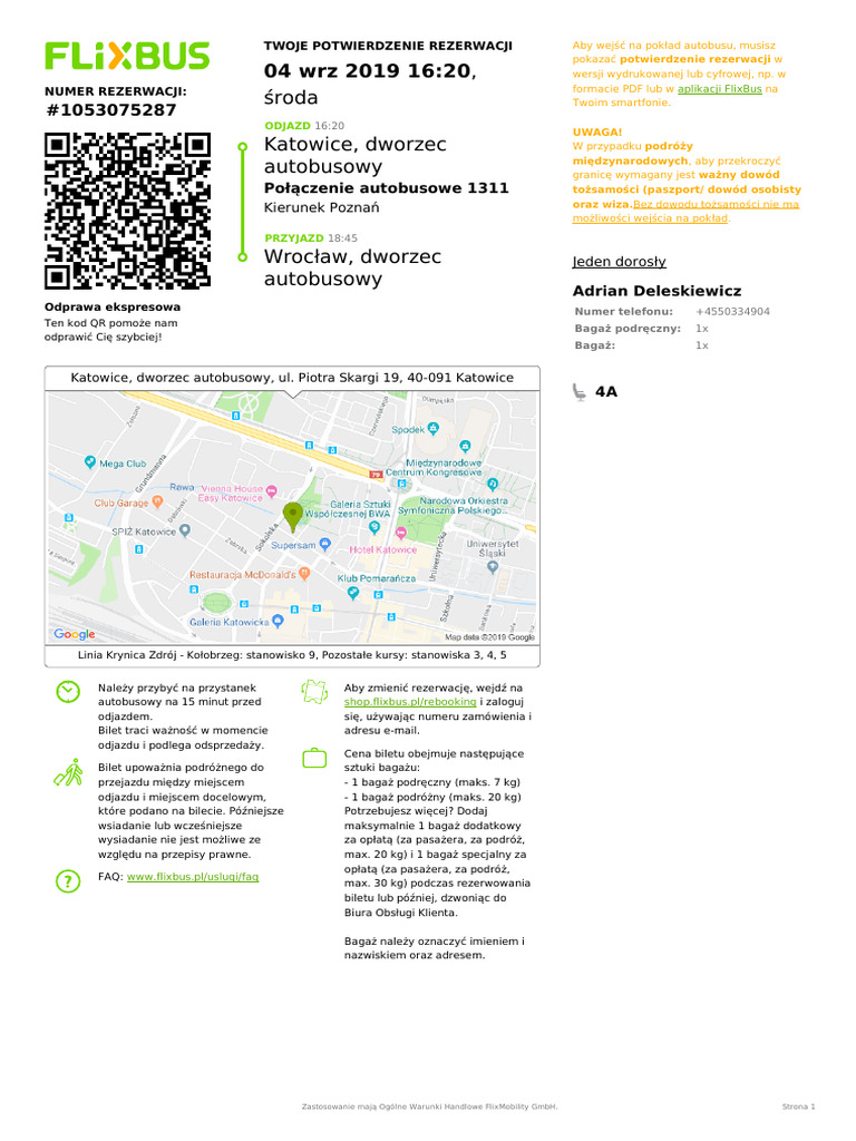 FLIX Ticket 1053075287 | PDF