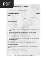 2019 KCSE Computer Studies Paper 2 | PDF