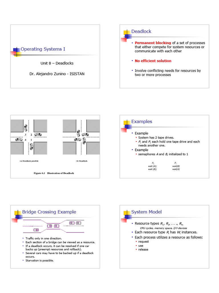 08 Deadlocks Pdf Process Computing Computing