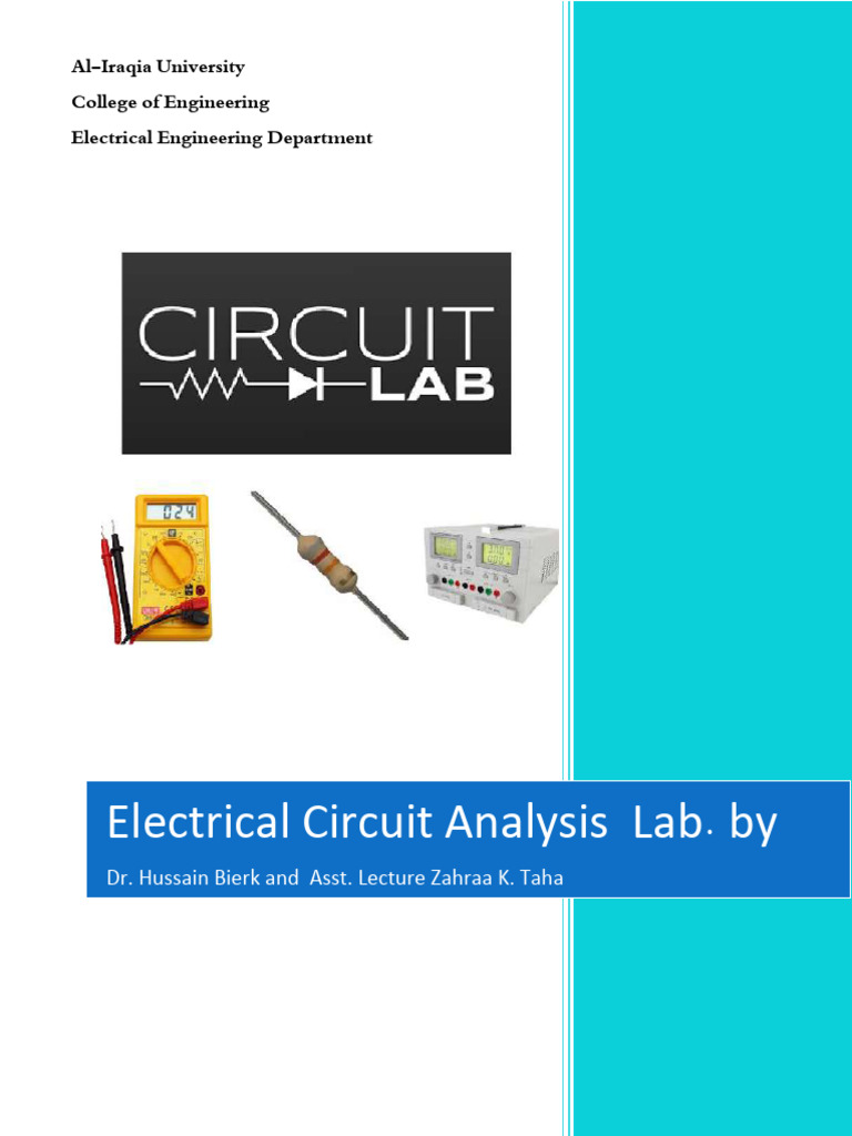 Electrical Circuit Lab1 | PDF | Electrical Network | Network Analysis ...