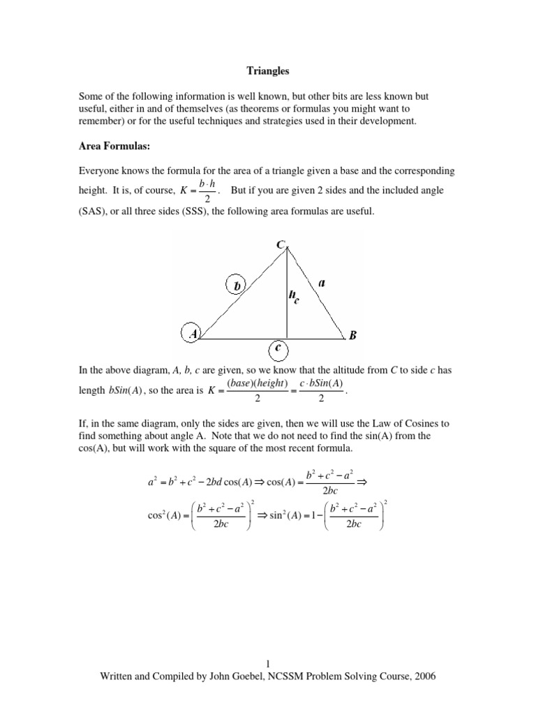 Triangles P | PDF | Triangle | Circle