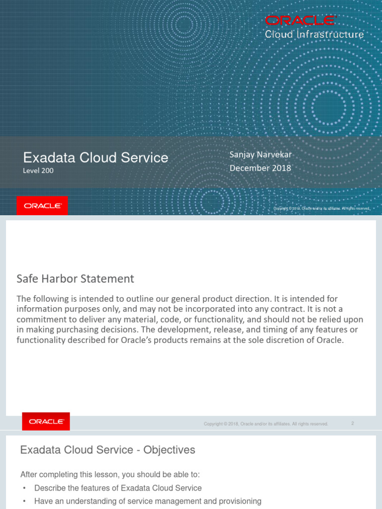 exadata-200 | PDF | Cloud Computing | Databases