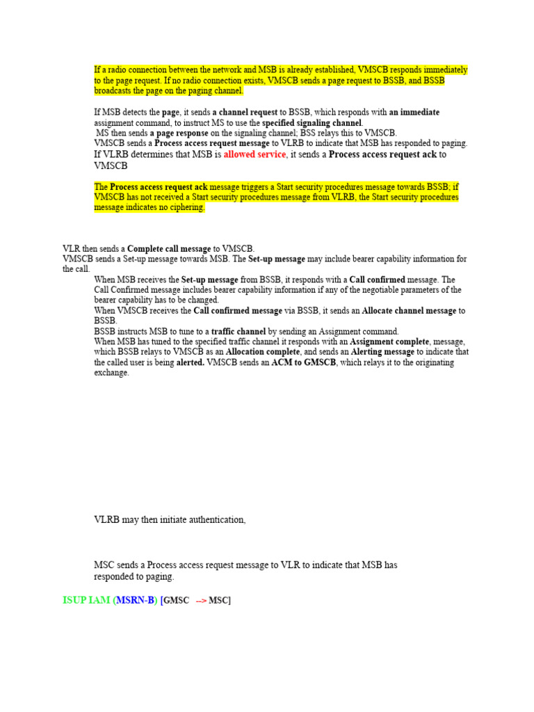 Signaling Flow - Part3 | PDF | Radio Resource Management | Telecommunications
