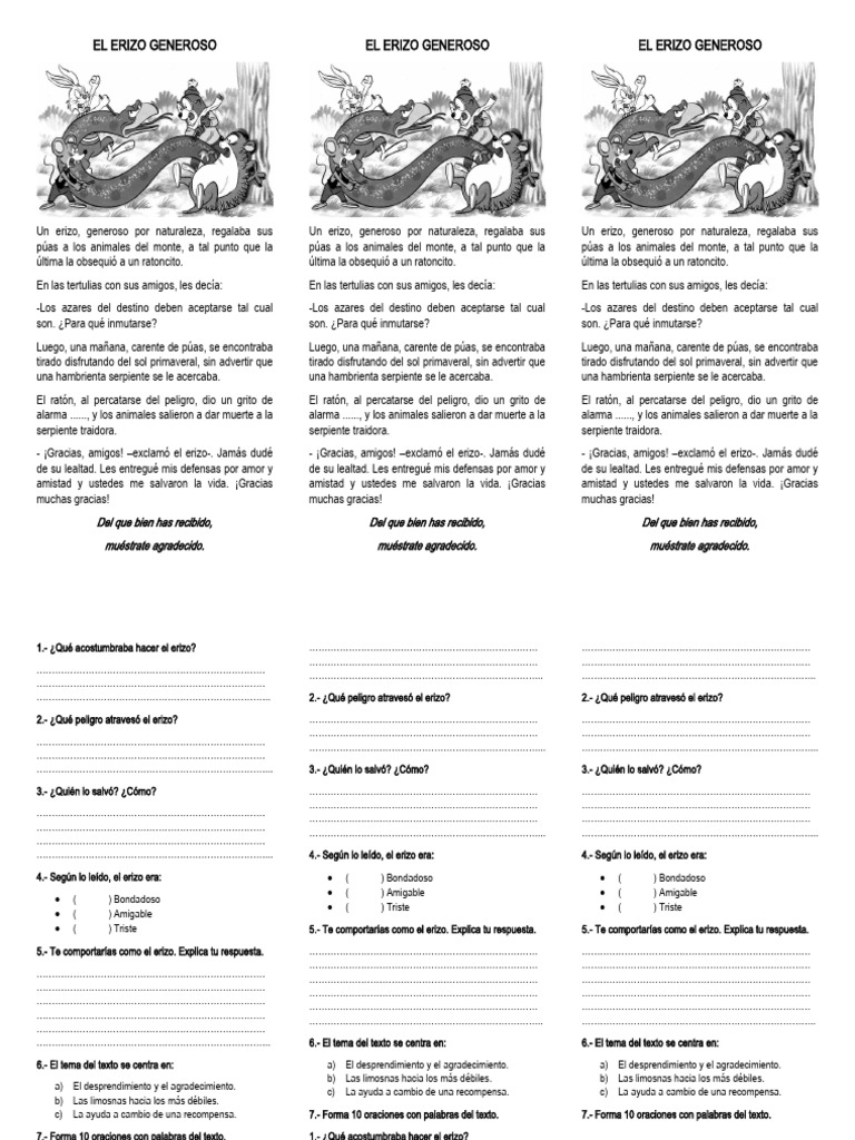 El Erizo Generoso - 18 de Abril | PDF | Hogar, jardinería y bricolaje