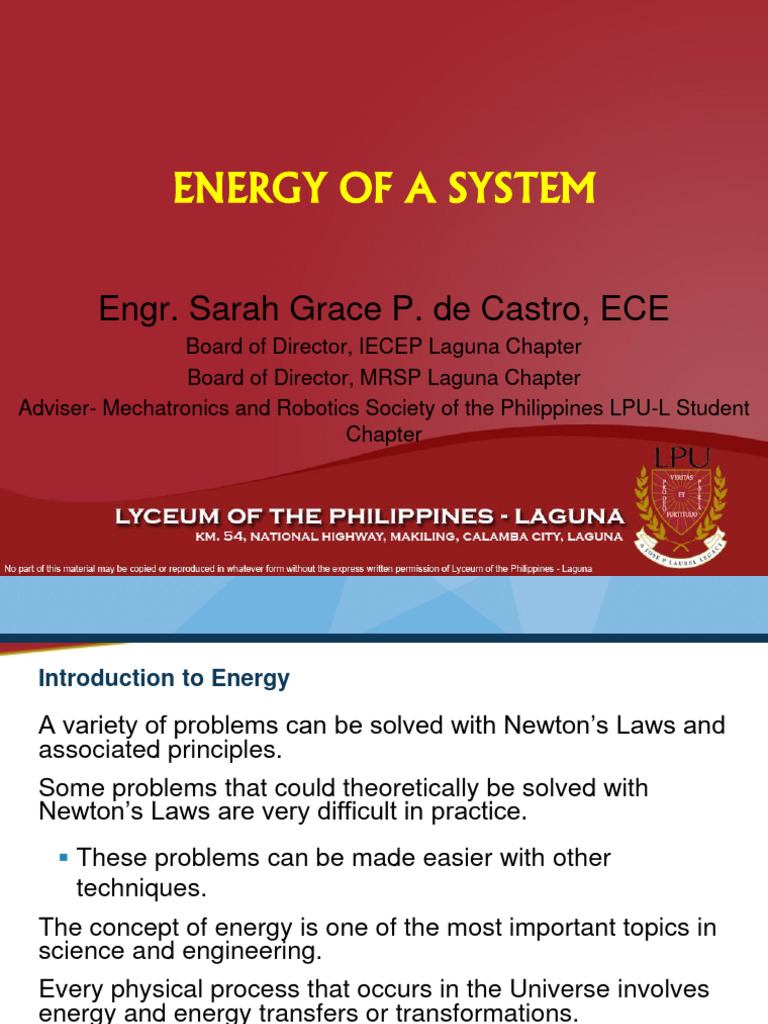 Understanding Energy in Systems | PDF | Potential Energy | Force