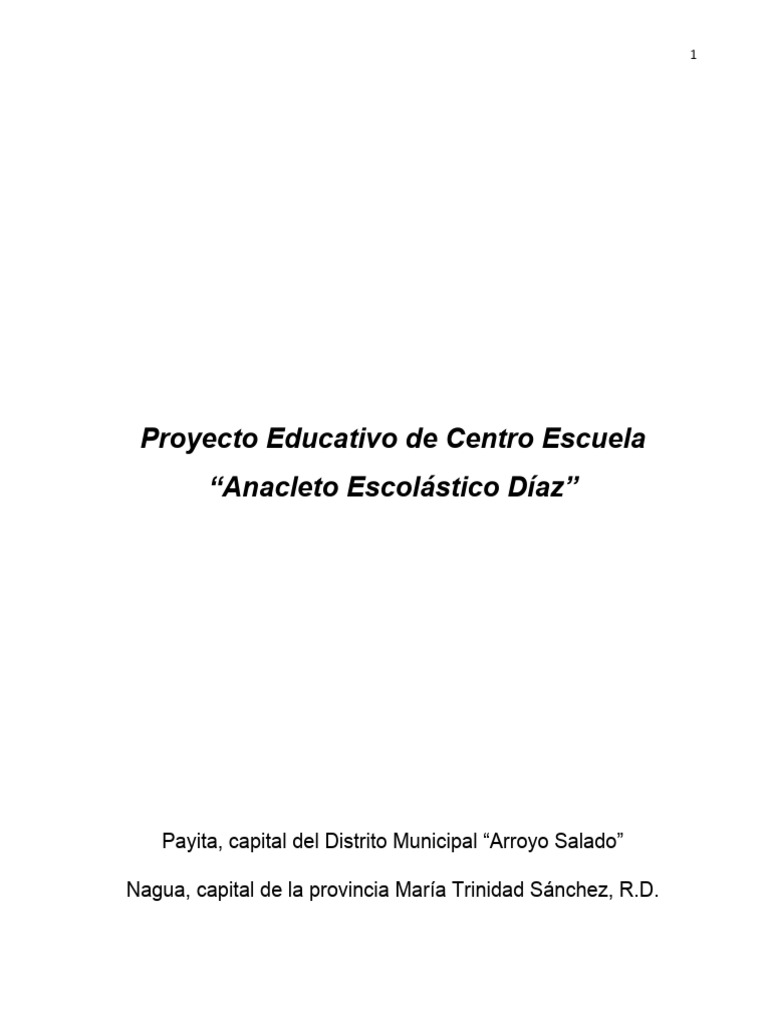 PEC - Proyecto Educativo de Centro 2012-2017 (Reparado Por Yasmin ...
