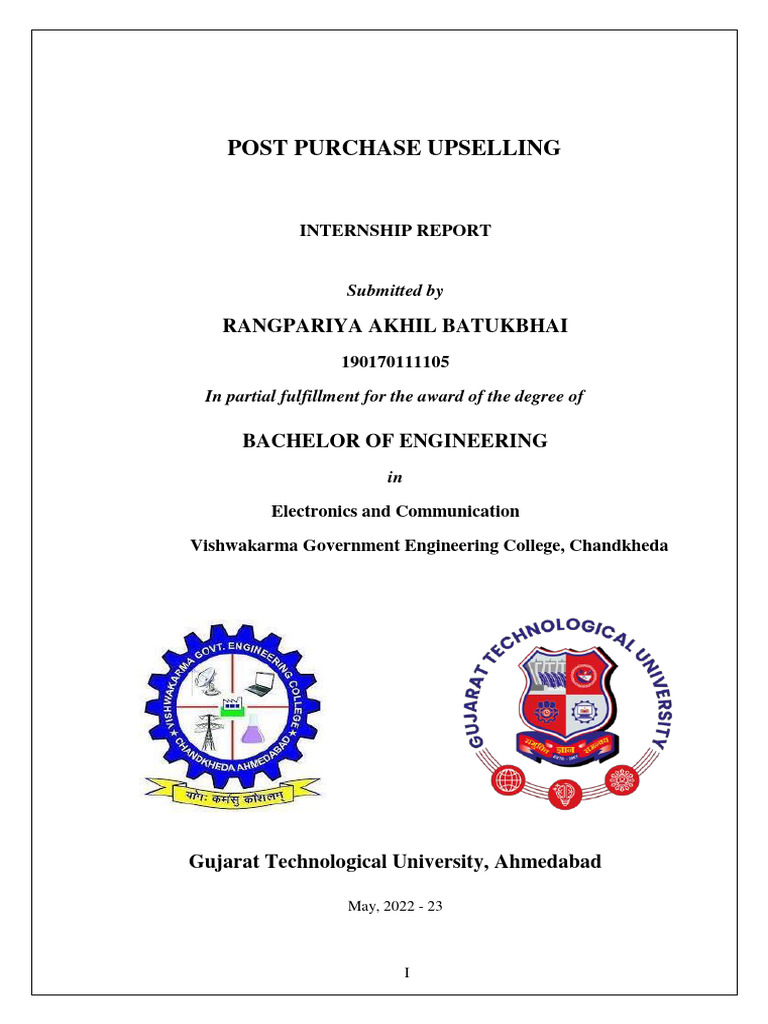 Project Report by Akhil Rangpariya | PDF | Html | World Wide Web