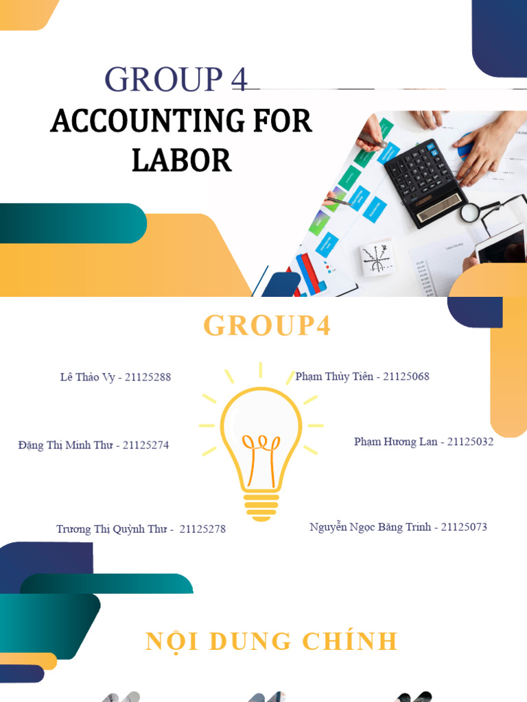 (Nhóm 4 - 02clc) (Accounting For Labor) | PDF | Payroll Tax | Employment