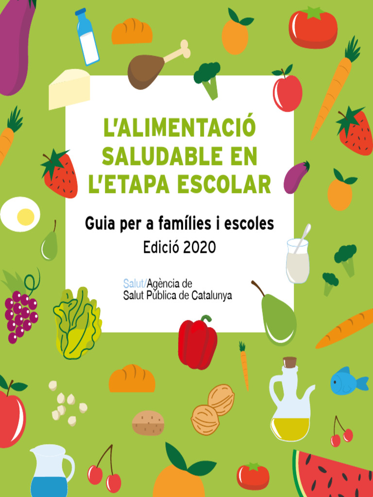Guia Alimentacio Etapa Escolar Plecs | PDF